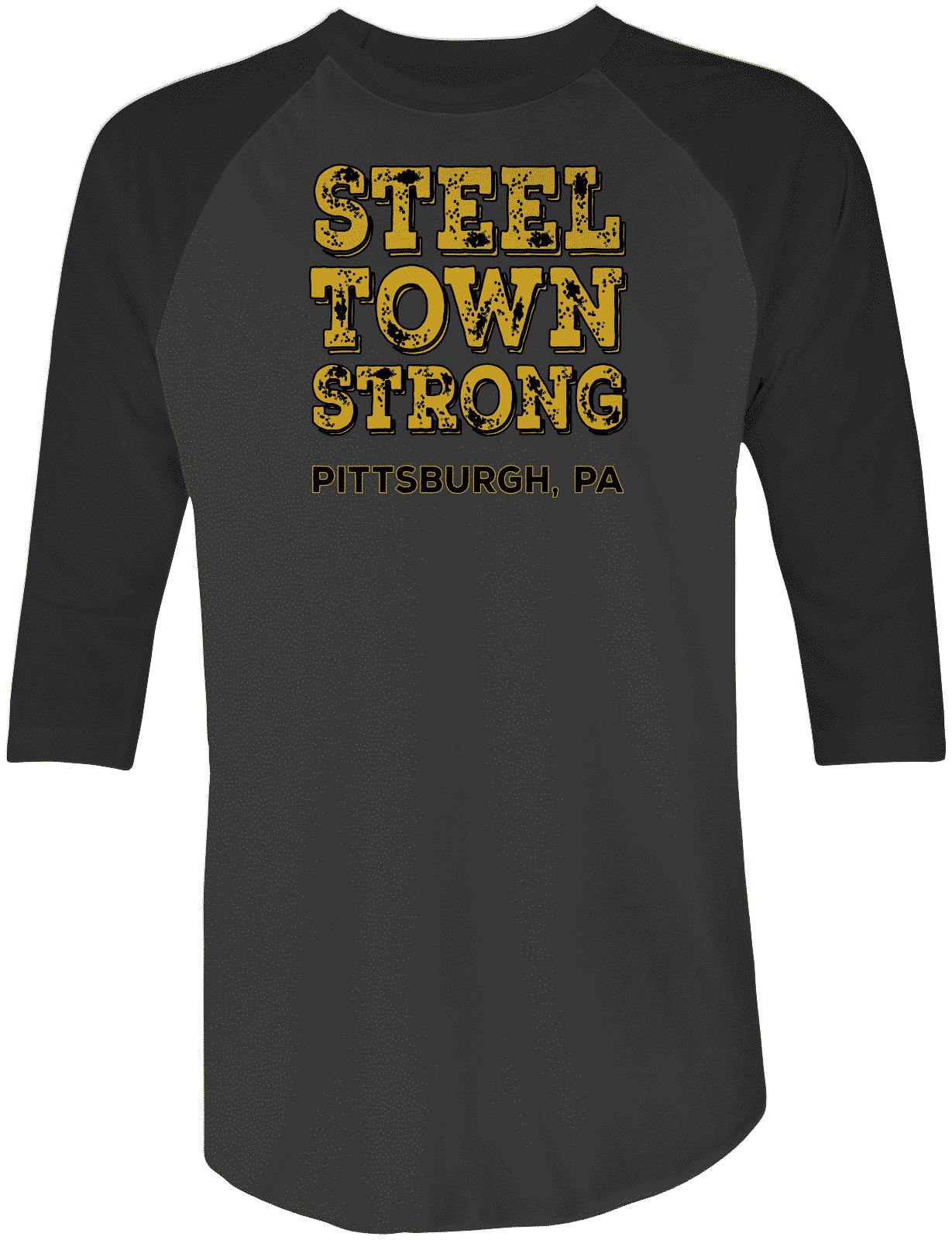 Steel Town Strong Unisex Baseball Tee – Brag Swag